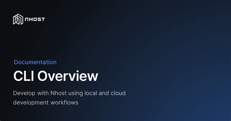 Cli Overview Documentation
