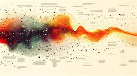 Quantum Physics Mind Map Showing Connection Between Quantum State Wave