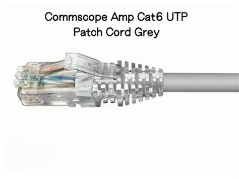 Commscope Cat6 Patch Cord 6 Feet PVC Blue At 120 Piece In New Delhi ID 2849325234597