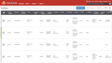 Click And Drop Streamline Shipping To Save Time And Boost Business Efficiency Shopify App Store