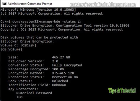 Memperbaiki Error 0xc0210000 Bitlocker Key Required To Unlock The