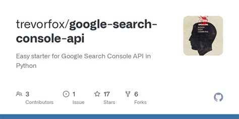 GitHub Trevorfox Google Search Console Api Easy Starter For Google Search Console API In Python