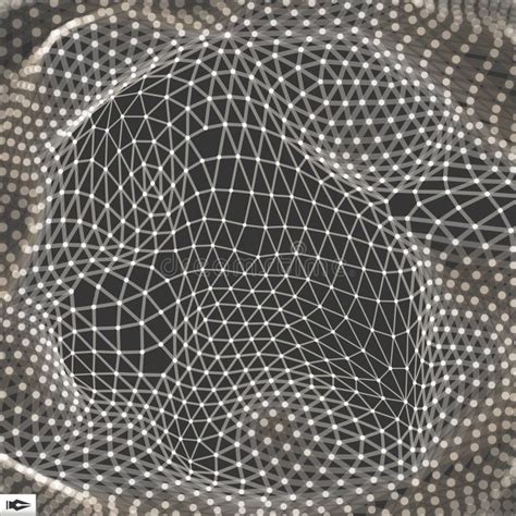 Network Abstract Background 3d Technology Vector Illustration Stock Illustration Illustration