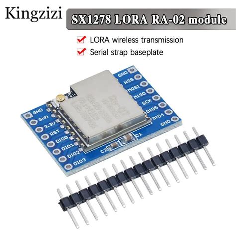 Sx1278 Lora โมดูล 433m 10km Ra 02 ไร้สาย Spread Spectrum Transmission Socket สําหรับ Smart Home