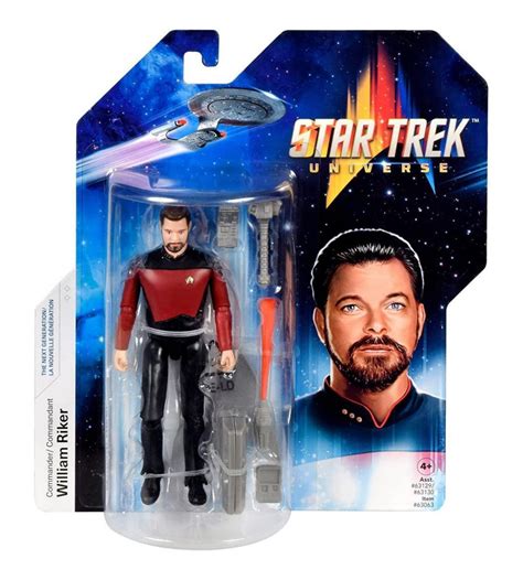 Star Trek Universe 2022 Tng Riker 90s Inspired Action Figure Visiontoys