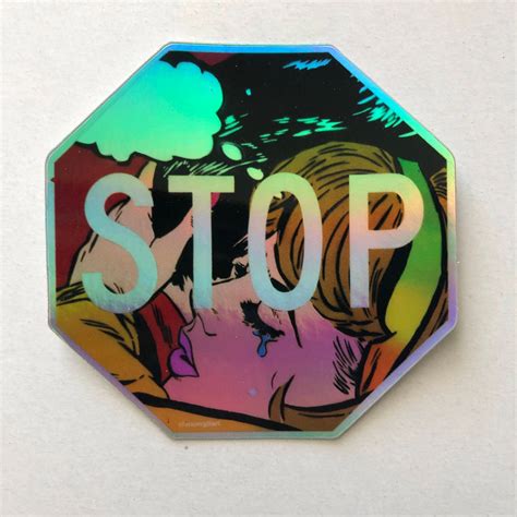 So 3 X 3 Sticker Pop Art Sticker Stop Decal Stop Sign Bumper Stickers
