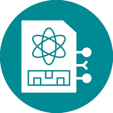 Quantum Memory Glyph Circle Icon 39495535 Vector Art At Vecteezy