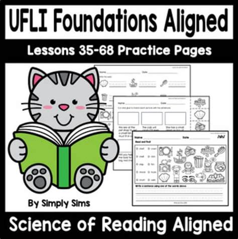 Ufli Aligned Phonics Worksheets Lessons 35 68 Science Of Reading Aligned Phonics Programs