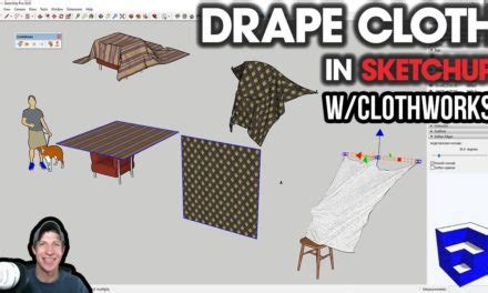 Bending Objects Along Complex Faces With Flowify For SketchUp SketchUp Extension Tutorials
