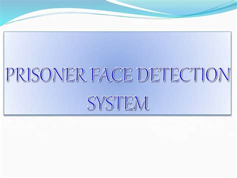 Face Detection System Pptx