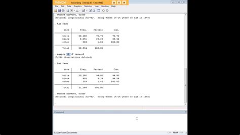 Stata Sample Youtube