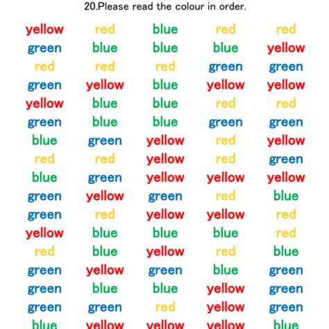 number memory updating task 4 digit 20 sheets artofit