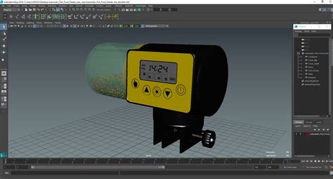 Automatic Fish Food Feeder Model TurboSquid 2162297
