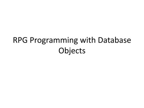 Ppt Using Display Files In Clle And Rpgle Powerpoint Presentation Free Download Id3741666