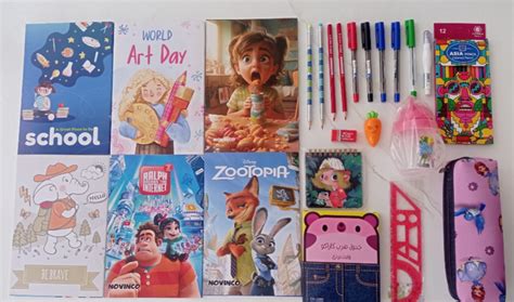 بسته لوازم تحریر چهارم دبستان دخترانه نیمه اقتصادی مجموعه ۲۴ عددی