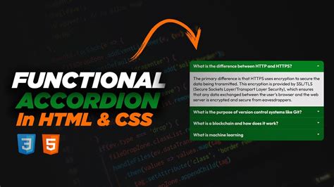 Build A Responsive Accordion With JavaScript Full Guideaccordion YouTube