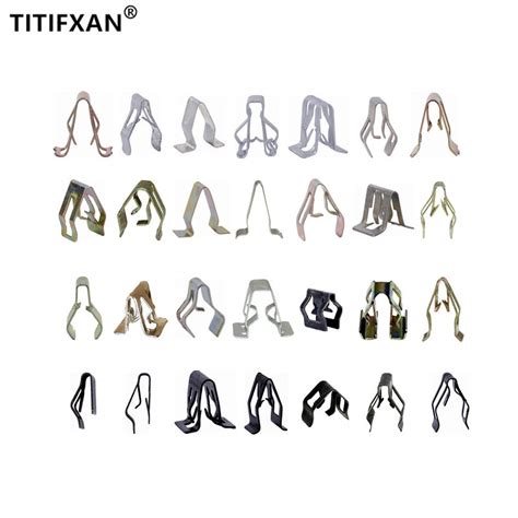 자동차 U형 금속 철 클램프 센터 콘솔 대시보드 사운드 라디오 Cd Dvd 네비게이션 패널 패스너 클립 리벳 자동 스냅 버클자동 잠금장치 And 클립 Aliexpress