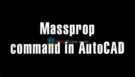 massprop command in autocad 2 free cad blocks download dwg models