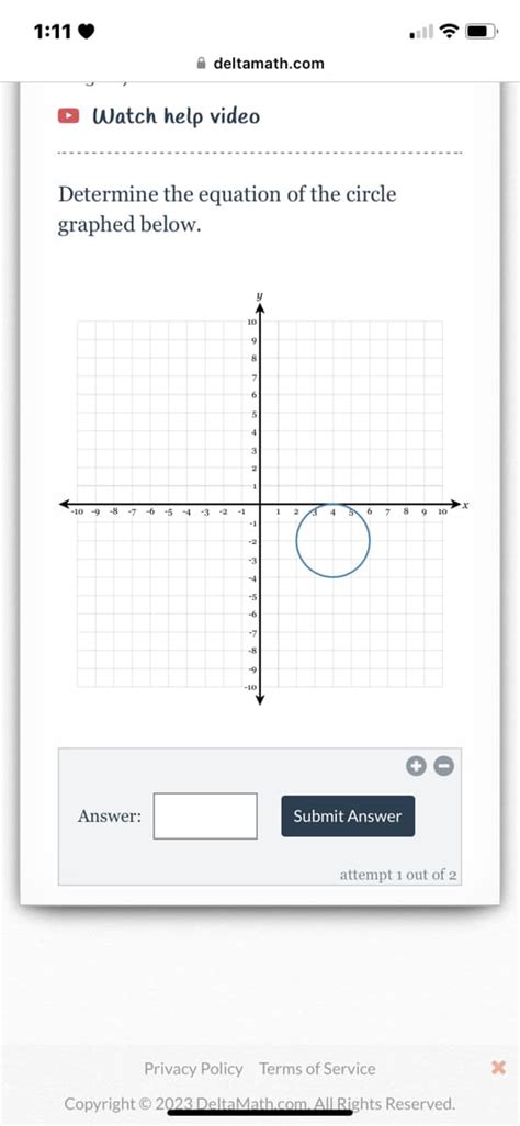 Answered Determine The Equation Of The Circle Bartleby