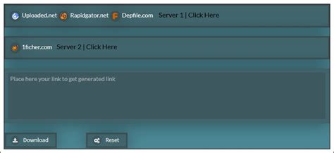 Premium Link Generators Uploaded Rapidgator Depfile 1fichier Premium Leech Sitesi