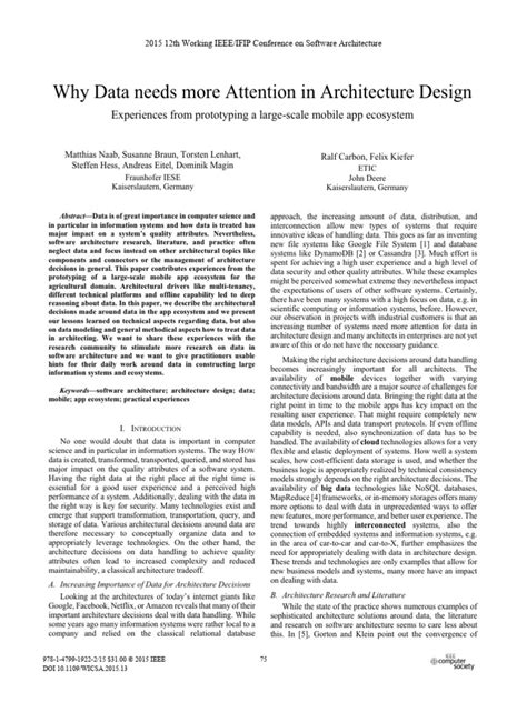 why data needs more attention in architecture design pdf databases