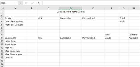 solved exercise 3 develop an excel lp model of the
