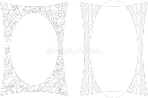 vector image sandblast abstraction border design pattern stock vector