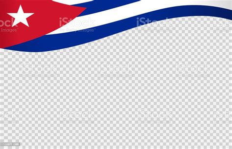 Png 또는 투명 한 배경에 고립 된 쿠바의 국기를 흔들며 쿠바의 상징 배너 카드 광고 홍보 벡터 일러스트 최고 금메달 스포츠 우승자 국가 템플릿 쿠바 국기에 대한 스톡
