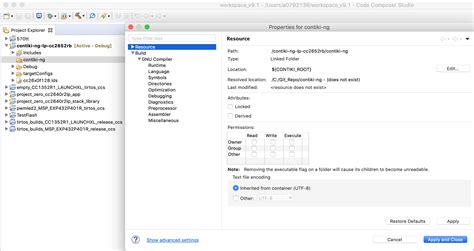CCS TIDC CC STK SENSORTAG Contiki Ng Build Error With Code Composer Studio For Simplelink
