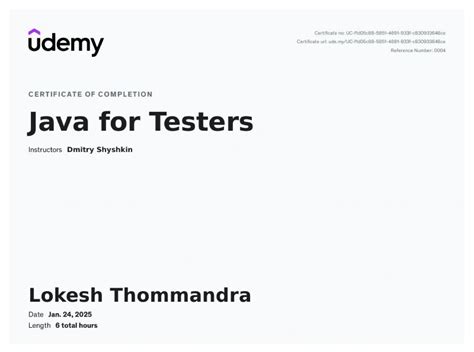 Lokesh Thommandra On Linkedin Java Testing Automationtesting