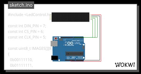 led matrix 8x8 wokwi esp32 stm32 arduino simulator