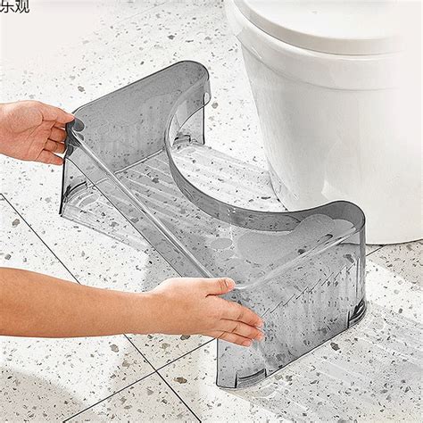 Viflosae Step Stool Toilet Stool Squatting Poop Stool Bathroom Potty Step Stool Toilet ...