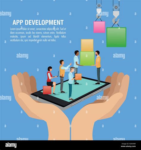 App Development Technology Design Stock Vector Image And Art Alamy