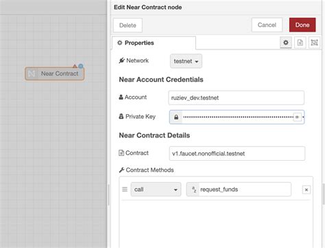 Node Red Contrib Near Protocol Node Node RED