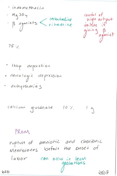620 Agents Used For Tocolysis What Is The Success Rate Of Tocolysis Adverse Effects