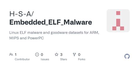 Github H S Aembeddedelfmalware Linux Elf Malware And Goodware