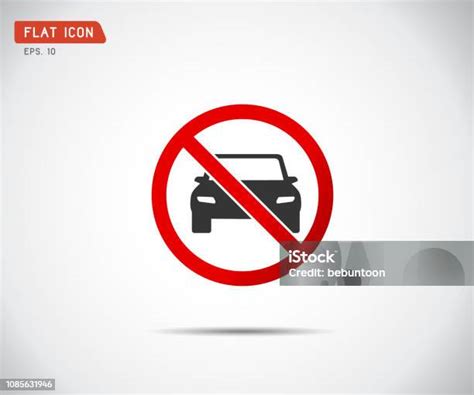 동그라미 금지 없음 자동차 주차 교통 표지 빨간 벡터 일러스트 레이 션을 금지 0명에 대한 스톡 벡터 아트 및 기타 이미지 0명 경계 표지 공원 Istock