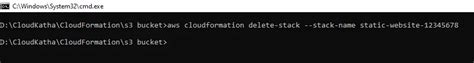 How To Deploy Cloudformation Template Using Aws Cli Cloudkatha