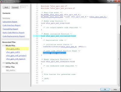 Matlab Demo STM F GPIO Config Block