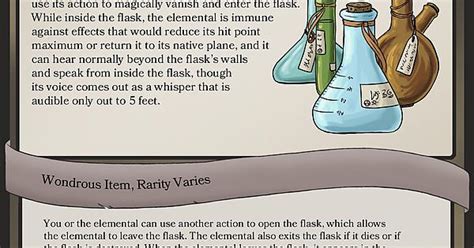 Flask Of Elemental Accommodation Dandd Item Album On Imgur