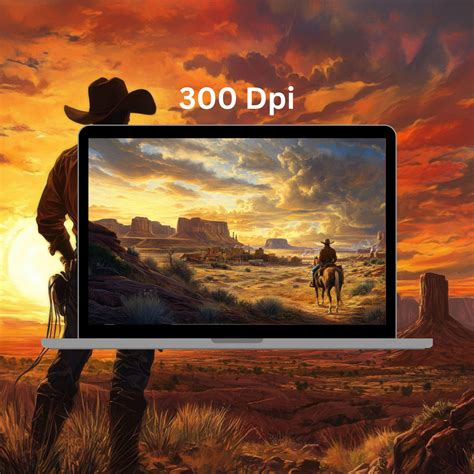 Western Wallpaper Digital Download Rustic Western Aesthetic Desktop