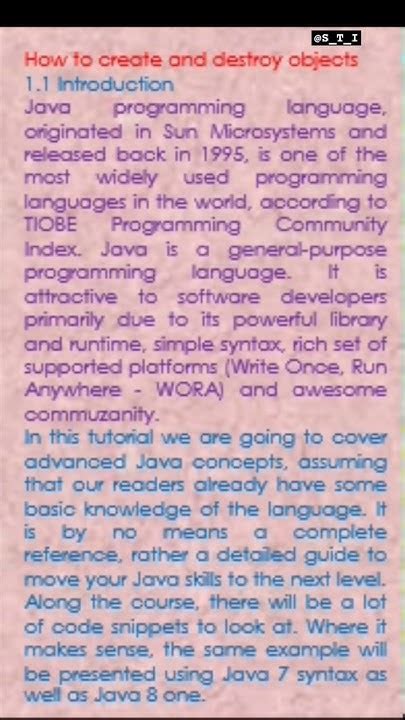 Advancedjava Java Objects Viralreals Trendingshorts Youtube