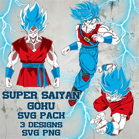 Super Saiyan Goku Svg Files Masterbundles