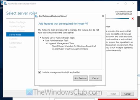 How To Install Hyper V In Windows Server
