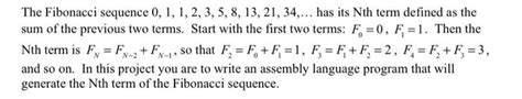 solved the fibonacci sequence 0 1 1 2 3 5 8 13 21 34 … has