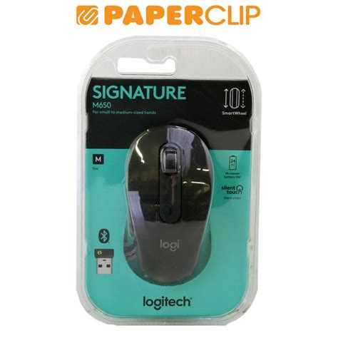 Jual Mouse Logitech Signature M650 Wireless Bluetooth Silent Graphite Shopee Indonesia
