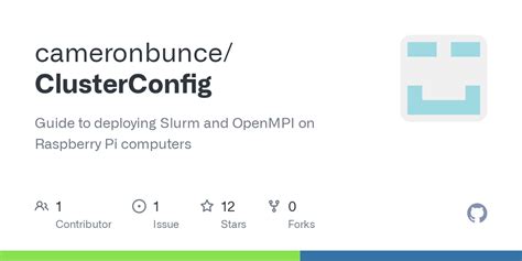 Github Cameronbunceclusterconfig Guide To Deploying Slurm And