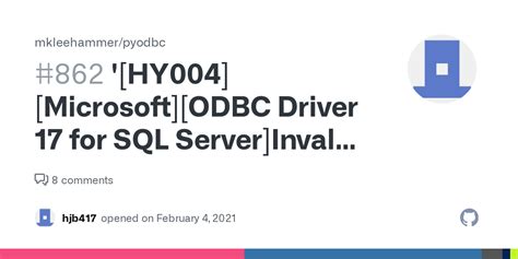 Hy004 Microsoft Odbc Driver 17 For Sql Server Invalid Sql Data
