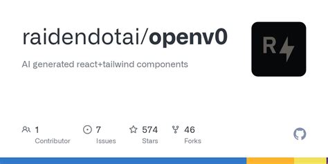 github raidendotai openv0 ai generated ui components bredec gmbh