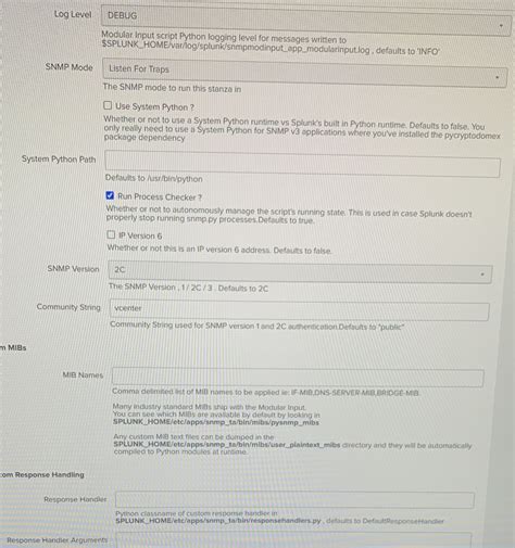 how to get snmp modular input to work splunk community